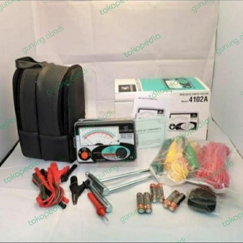 Jual Kyoritsu 4102A analog earth grounding ground tester manual ...