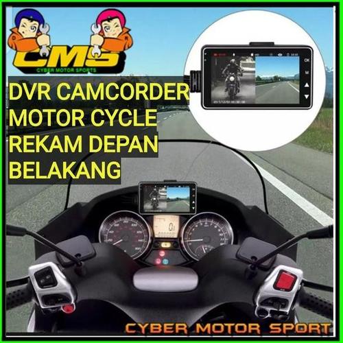 Jual cctv Kamera motor rekam depan belakang wateroof. Dashcam sepeda ...
