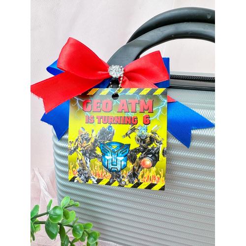 Jual Thank You Tag Card Birthday / Kartu Ucapan - Transformer Bumblebee ...