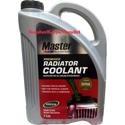 Jual Air Radiator Coolant Master Green ( 1 Galon ) - Jakarta Barat ...
