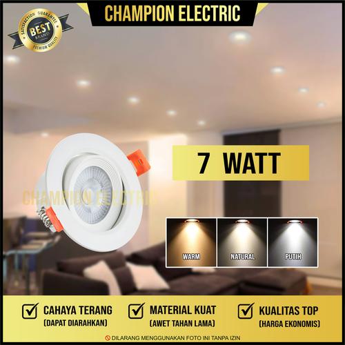 Jual Lampu Downlight Spotlight LED 7 Watt 7W Putih Kuning Warm White 220V - Jakarta Barat ...