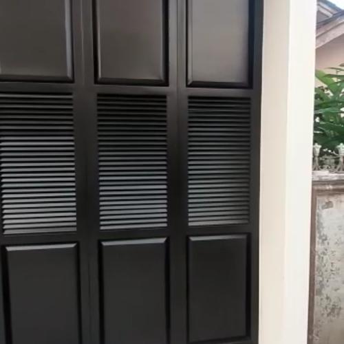 Jual pintu garasi sliding pesanan pak Anjar - Kota Depok - cahya baja ...