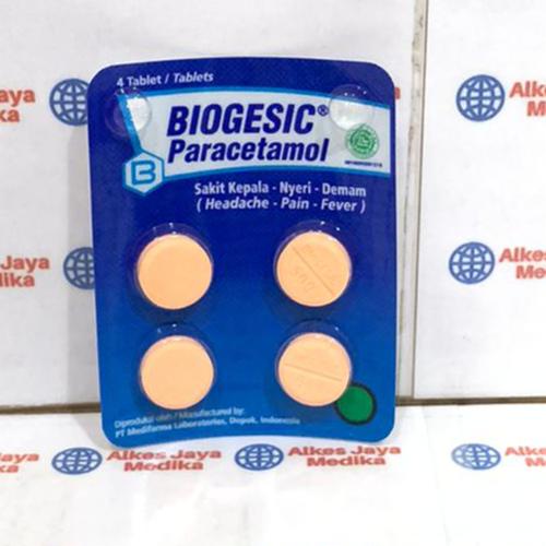 Jual BIOGESIC isi 4 tablet - obat demam - Kota Tangerang - alkes jaya ...