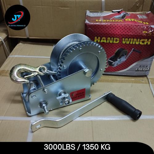 Jual Hand Winch / Boat Winch / Katrol Manual 3000lbs / 1350Kg CP ...