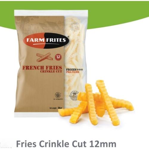 Jual FARM FRITES French Fries Crinkle Cut Kentang Goreng Premium 12mm 2 ...