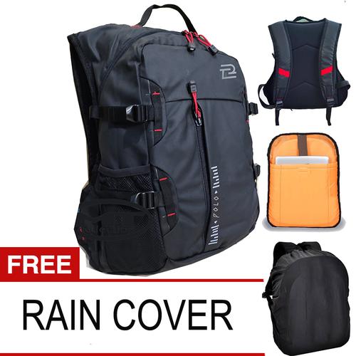 Jual Tas ransel Waterproof Tas laptop Polo Light 751 free Rain cover ...