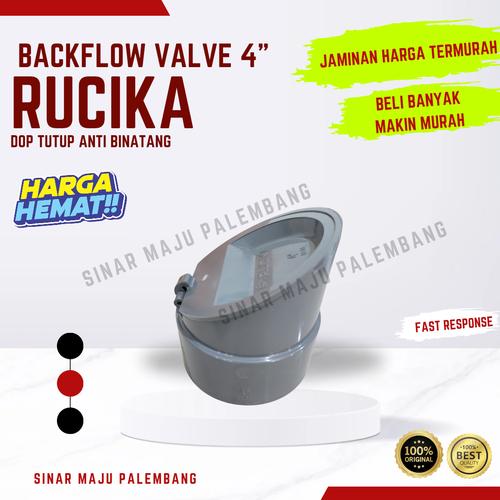 Jual Rucika backflow back flow valve 3inch anti tikus masuk banjir ...