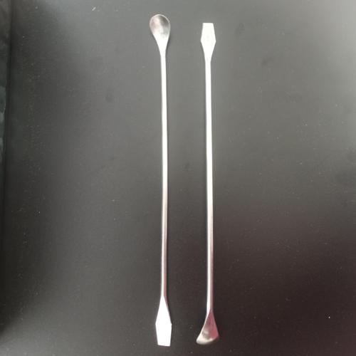 Jual Spatula with spoon stainless steel laboratorium pengaduk stainless ...