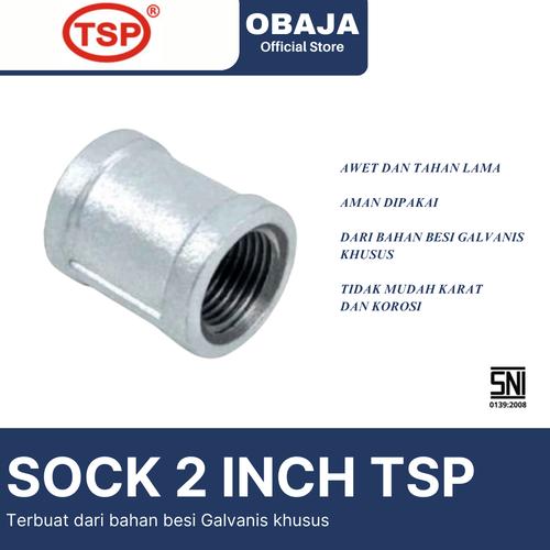 Jual TSP SOCK 2 INCH GALVANI/SOK 2 INCH GALVANIS TSP/FITTING BESI TSP ...