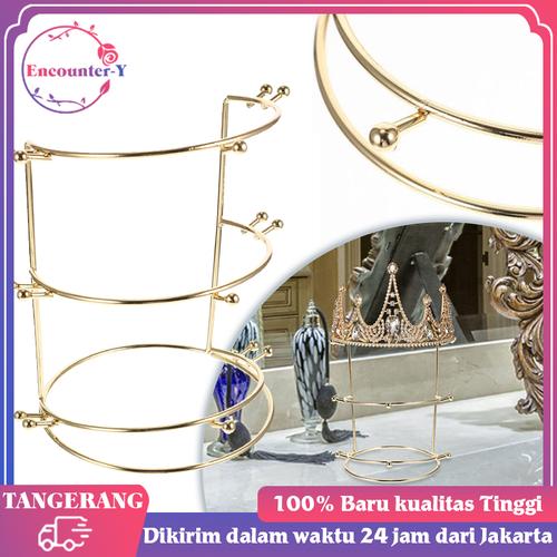 Jual Crown Queen display stand Emas stand Crown King Rak Kalung Gantung ...