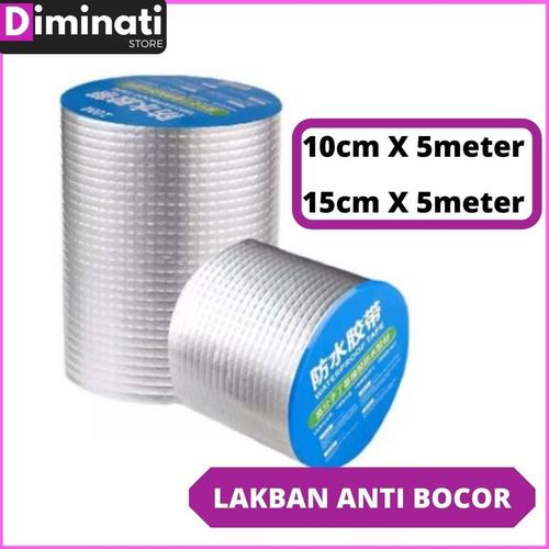 Jual Lakban Anti Bocor Waterproof Alumunium Tahan Air Panas Atap Lem Talang - 10CMX5M - Jakarta ...