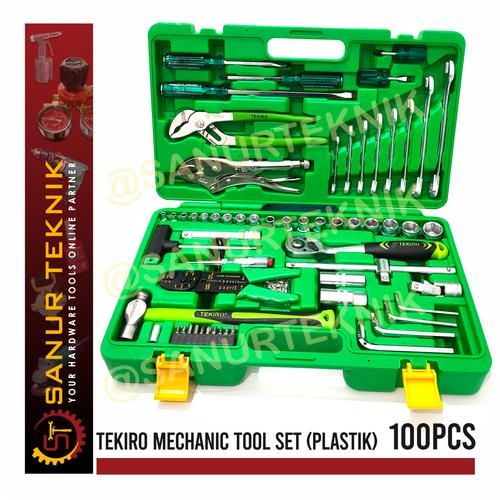 Jual TEKIRO Mechanic Tool Set / Mekanik Toolbox Set PLASTIK 100 PCS 100PCS - Kota Surabaya ...