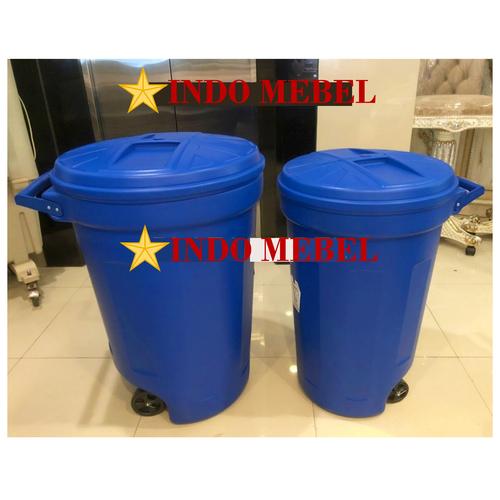 Jual Tempat Sampah Roda 120 - 180 Liter BESAR Tong Kuat ( Biru / Merah ...