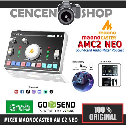 Jual MIXER MaonoCaster AU AMC2 NEO C2 Soundcard Podcast MIC CONDENSER ...