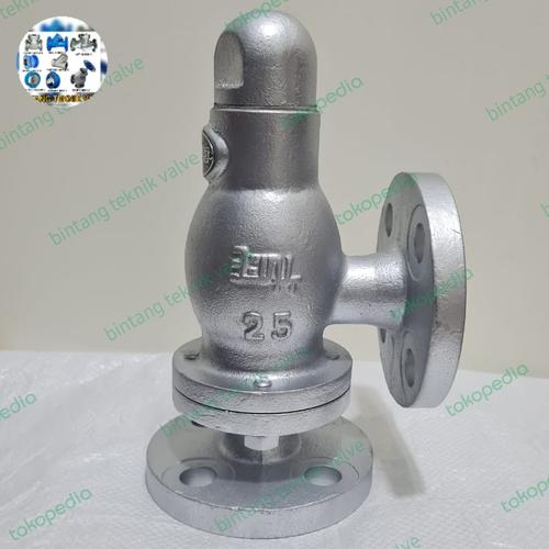 Jual safety valve yoshitake 1" inch DN25 JIS 10K cast iron flange ...
