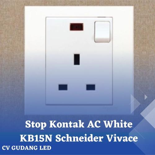 Jual Stop Kontak AC White KB15N Schneider Vivace - Kab. Sleman - CV ...
