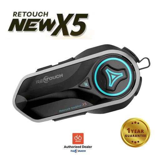 Promo Interkom Helm Retouch X5 New Bluetooth Helmet Headset Motor ...