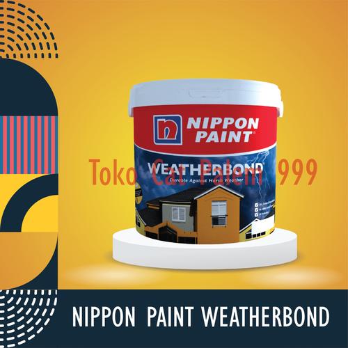 Jual Nippon Paint Weatherbond Cat Tembok Tinting / Oplos 2.5 L GLN ...