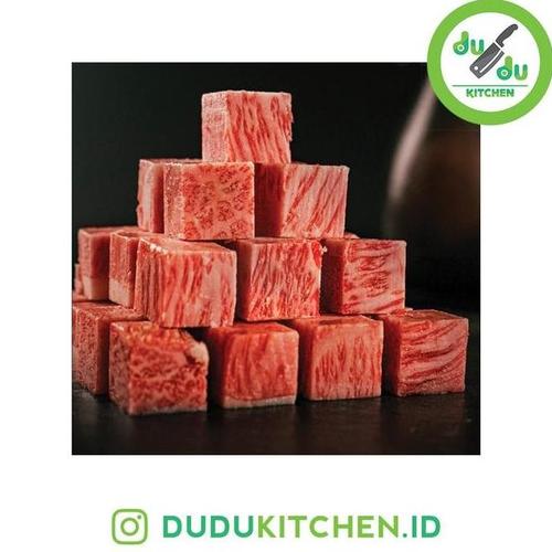 Jual PROMO (WAGYU) BEEF SAIKORO - CUBE 3X3 MELTIK DAGING SAPI YAKINIKU ...