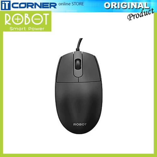 Jual Mouse Wired Usb Original Robot M102 Business Office Mouse - Kota ...