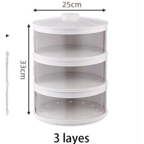 Jual Rak Tudung Saji Food Cover Susun 3 Rak Makanan - Kota Semarang ...