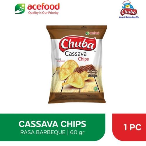 Jual Chuba Cassava Chips BBQ 60 gram | Snack Chuba Cassava Chips 60 ...