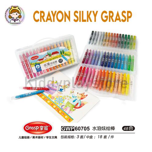 Jual CRAYON GRASP / SILKY CRAYON / WATER SOLUBLE CRAYON / KRAYON WARNA ...