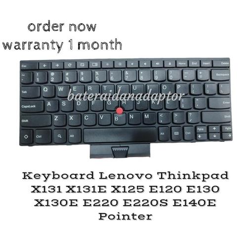 Jual Keyboard Thinkpad X131 X131E X125 E120 E130 E220E E140E Pointer ...