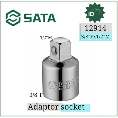 Jual ADAPTOR SOCKET 12914 3/8" DR. ADAPTER 3/8" F X 1/2" M SATA ...