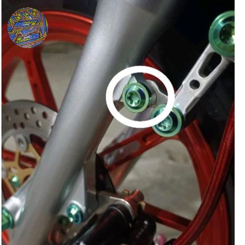 Jual baut titanium bracket breket selang rem depan gr5 vietnam - Hijau ...