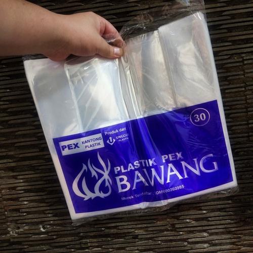 Jual bungkus kemasan plastik pex ukuran 30 kantong plastik bening ...