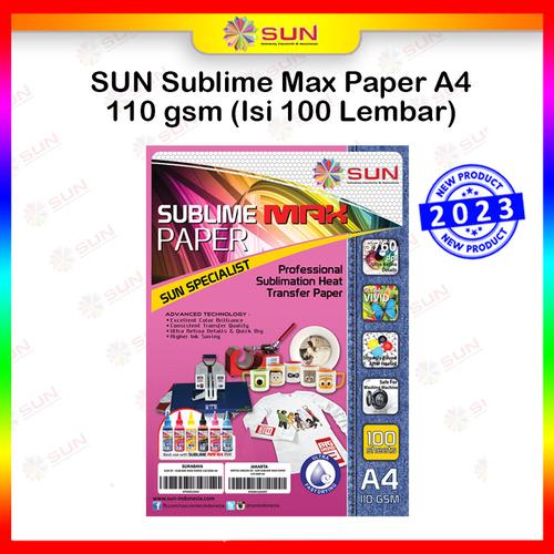 Jual SUN SUBLIME MAX Paper (Kertas Sablon SUN) - A4, Jakarta - Jakarta ...