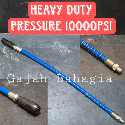 Jual Selang pompa gemuk 40cm + Kepala Grease gun manual 10000PSI ...