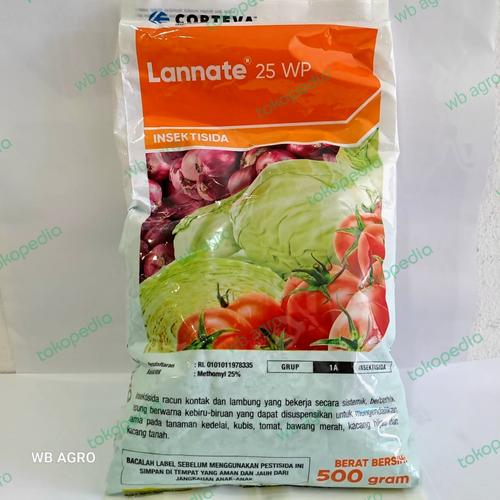 Jual Insektisida Lannate 25wp 500gram pembasmi ulat dan serangga ...