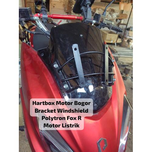 Jual Bracket Visor Motor Windshield Polytron Fox R - BracketBox - Kota ...