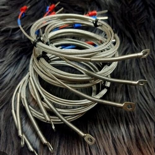 Jual thermocouple Type K model skun ring 5mm. panjang kabel 1mtr ...