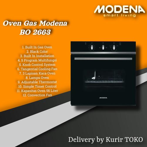 Jual Modena Built In Oven BO 2663 - Oven Tanam Gas BO2663 - Kota ...