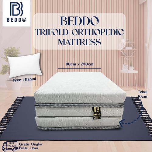 Jual Beddo Trifold Orthopedic Mattress 90x200x10 cm - Kota Tangerang - BEDDO MATTRESS | Tokopedia