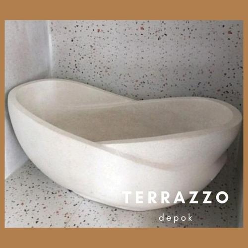 Jual Bathub Bali Teraso Twin /Bathub Mandi Dewasa - Kota Depok - Handmade terazzo | Tokopedia