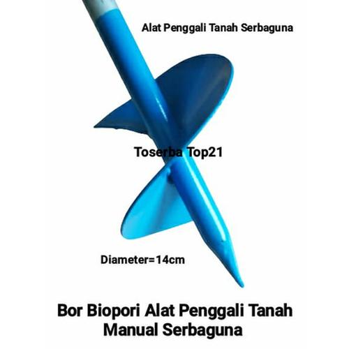 Jual Alat Bor Biopori / Alat Penggali Tanah Manual D 25cm Portabel ...