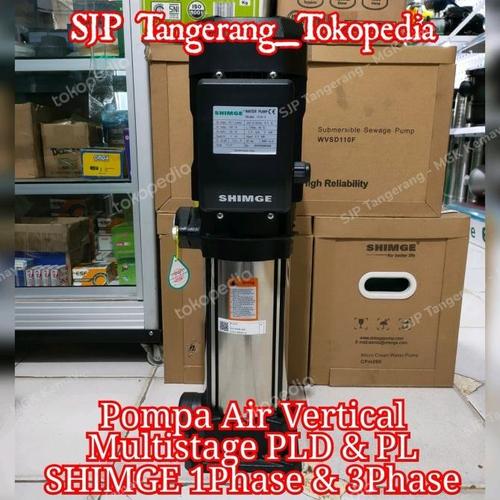 Jual Pompa Air Vertical Multistage Pump Pl 2-9 Shimge 2Hp 1.5Kw 380 ...