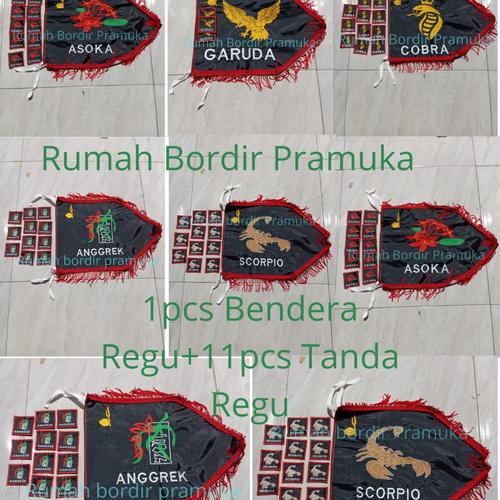 Jual bendera regu pramuka/bordir bendera regu - Kab. Boyolali - Rumah ...