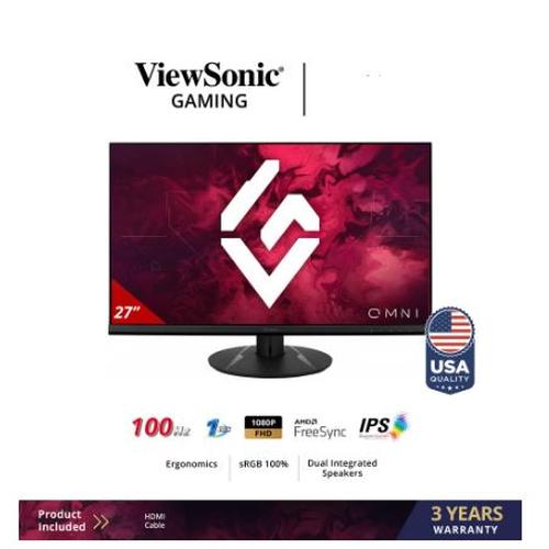 Jual Monitor LED Gaming ViewSonic VX2716 IPS 27 Inch 100 Hz 1.ms Full ...