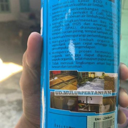 Jual EM4 Effective Microorganism 4 Untuk pengolahan limbah & toilet isi ...