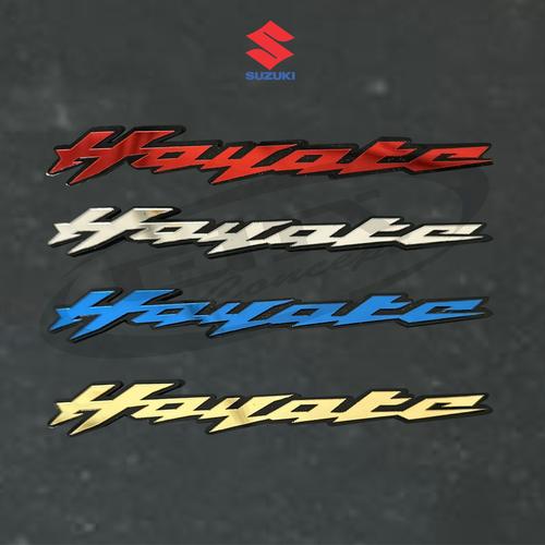 Jual Emblem Suzuki HAYATE Timbul Logo Motor 3D Akrilik Variasi bukan ...