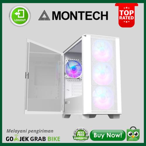 Jual Casing MONTECH AIR 100 ARGB - Micro ATX Tempered Glass - Putih ...