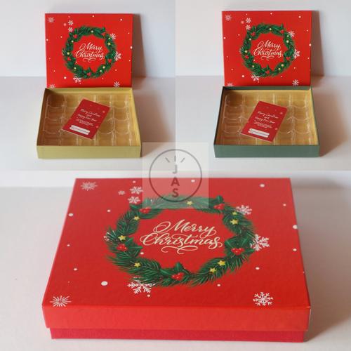 Jual JASBOX Box kue 22x19x4cm / kotak hampers / kotak nastar tebal ...