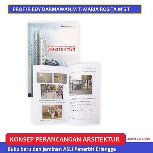Jual Buku Konsep Perancangan Arsitektur Prof Ir Edy Darmawan Erlangga - Kab. Tangerang - Sahabat ...