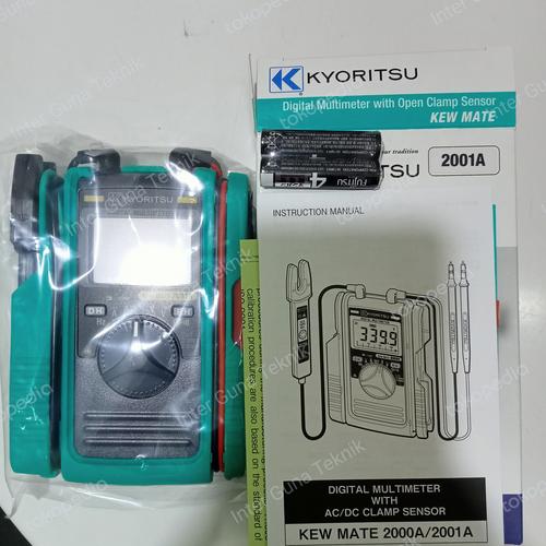 Jual KYORITSU TYPE 2001 DIGITAL MULTIMETER WITH AC/DC CLAMP SENSOR ...