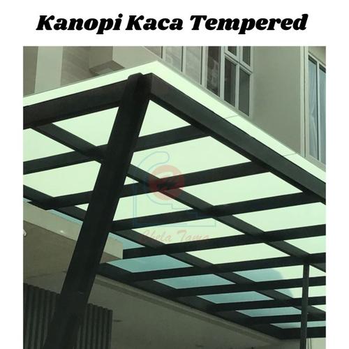 Jual kanopi kaca tempered minimalis - Mulia glass - Kab. Bekasi ...